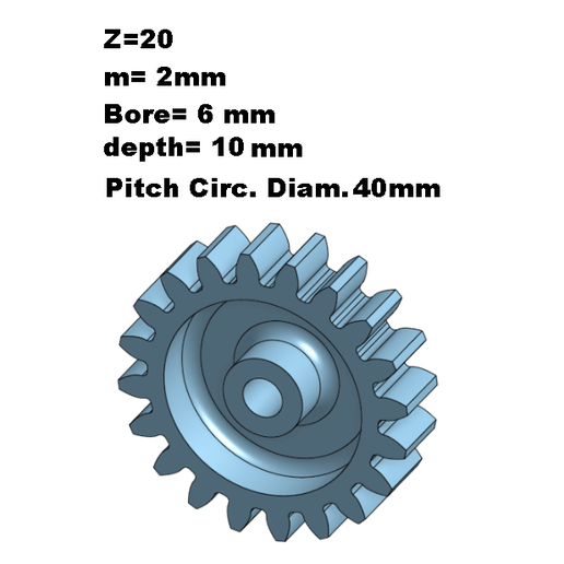 gear drawing 3d