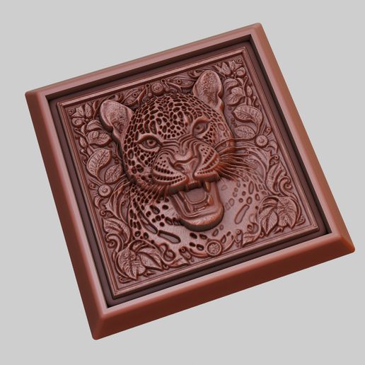 3D file Leopard Animal 3D Model for CNC Router Laser & 3D Printer 🐆 ...