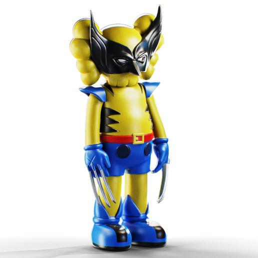🎨 Kaws Wolverine Mashup Unique design Fan Art - deadpool wolverine ...