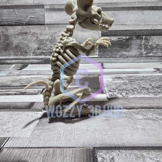🐁 Mouse Skeleton for Halloween・Free 3MF File for 3D printing・Cults