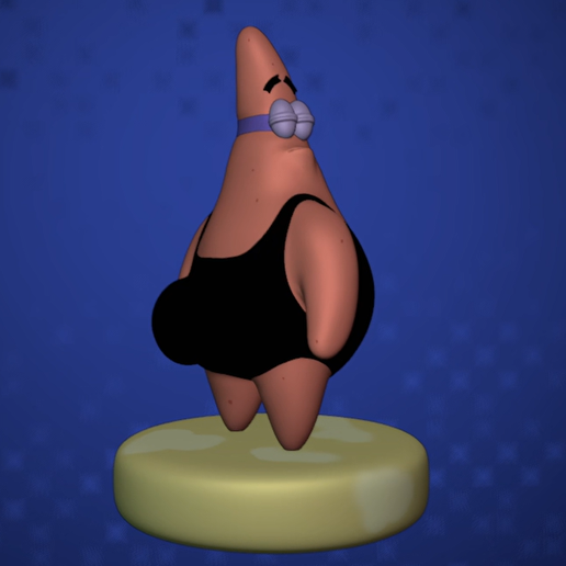 ⭐ Patrick Star・ STL File for 3D printing・Cults