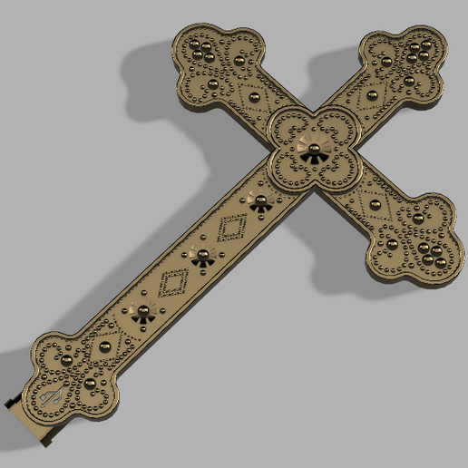 💾 The Crucifix Patch USB A Sleeve・ STL File for 3D printing・Cults