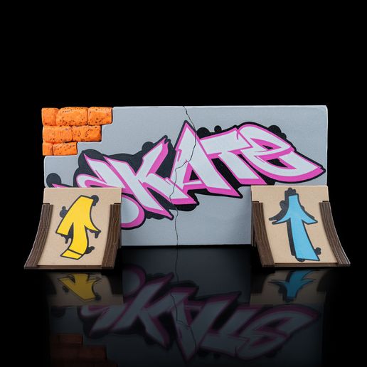 STL file Graffiti Wall 🧑‍🎨 (3MF)・3D printing template to download・Cults
