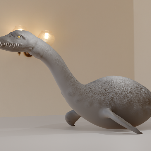 STL file plesiosaurus dinosaur stl 🦖 ・3D printable design to download・Cults