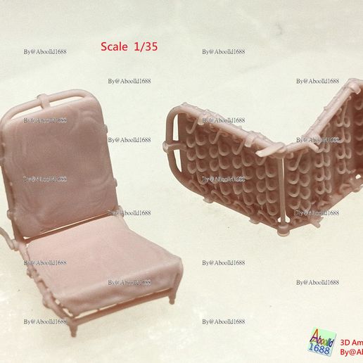 🐅 Tiger Tank Driver's Seat_B. (Standard)(STL-35-16)・3D Print with the ...