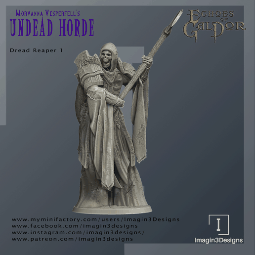 3D file Dread Reapers - Undead Army 💀 ・3D printer design to download・Cults
