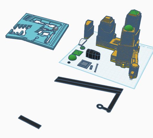 Archivo STL World Financial Center New York 🗺️ ・Diseño imprimible en 3D ...