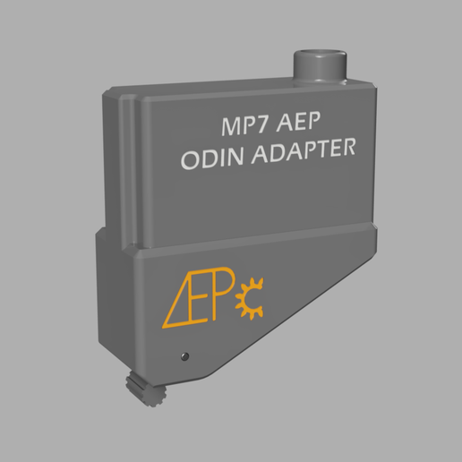 🔫 Airsoft MP7 AEP ODIN M12 Speedloader Adapter・ STL File for 3D ...