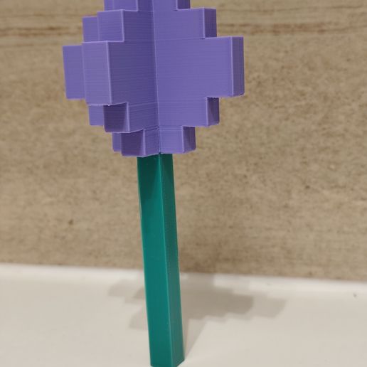 💐 Minecraft Allium (2 parts)・3D Print with the Creality Ender 5 3D ...