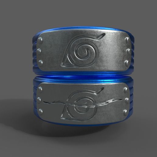 💍 Naruto ring・ STL File for 3D printing・Cults