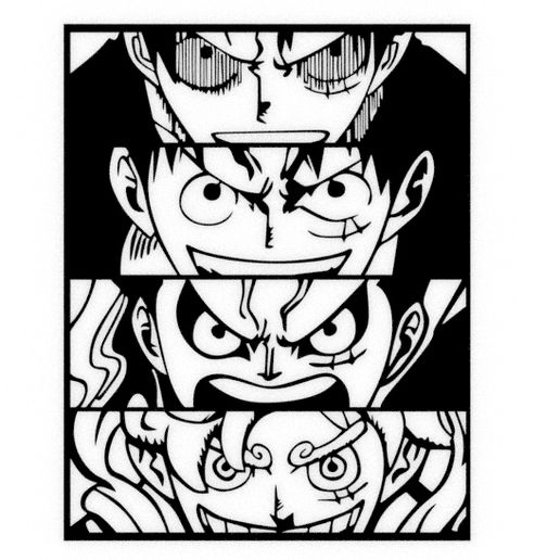 ⚙️ one piece luffy evolution gear・ STL File for 3D printing・Cults
