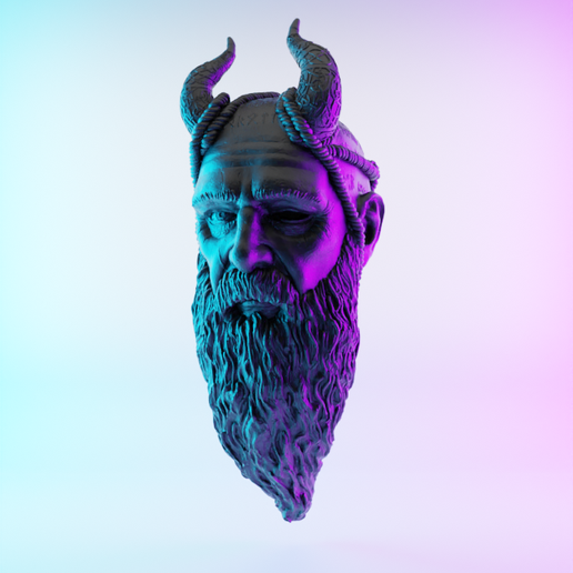🗝️ Keychain Mimir God of War・ STL File for ・Cults