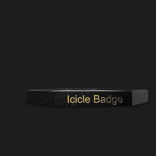 📛 Icicle Badge Sinnoh Candice Pokemon・ STL File for ・Cults