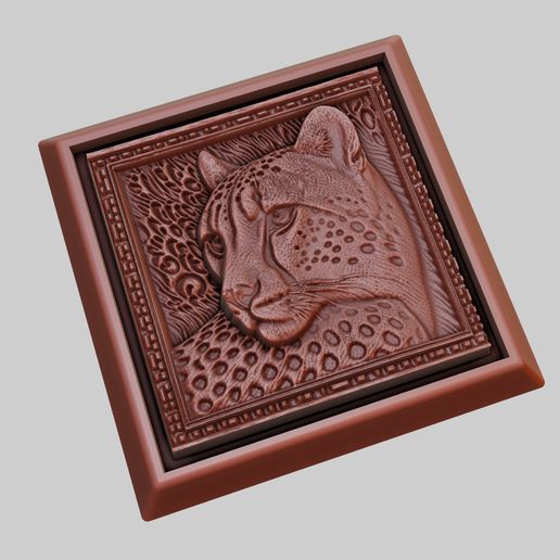 arquivo 3D Cheetah Animal 3D Model for CNC Router Laser & 3D Printer 🐆 ...