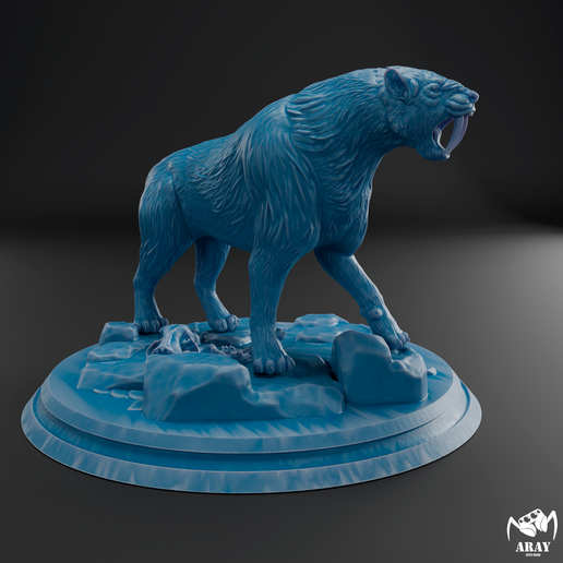 🐅 Smilodon populator - sabertooth 3D print model・ 3D File for 3D ...