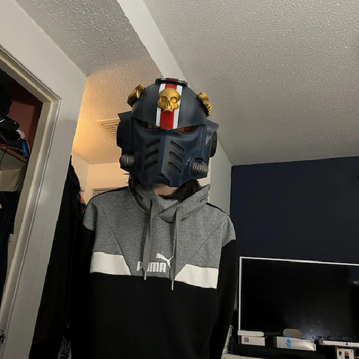 🛰 Space Marine STL HELMET (FULL SIZE) Primaris Astartes MK X MK 10・3D ...