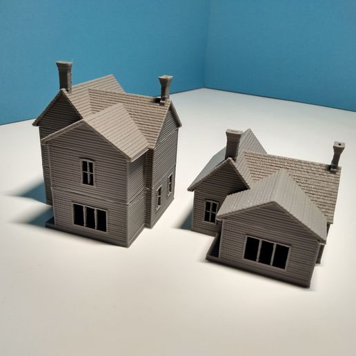 🏠 N-Scale House 'The Courtland' 1:160 Scale STL Files・ STL File for 3D ...