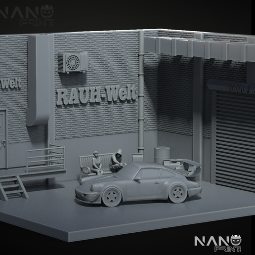 👾 RWB Diorama / figures included・Archivo STL para Impresión 3D・Cults