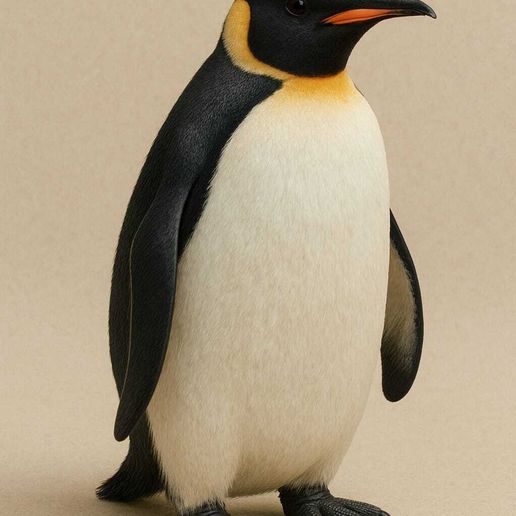 🐧 Realistic Penguin 3D Model for Printing・ STL File for 3D printing・Cults