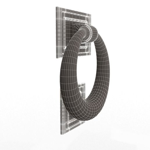 3D file Classic Door Handle 02 Chrome 🚪 ・3D printable model to download ...