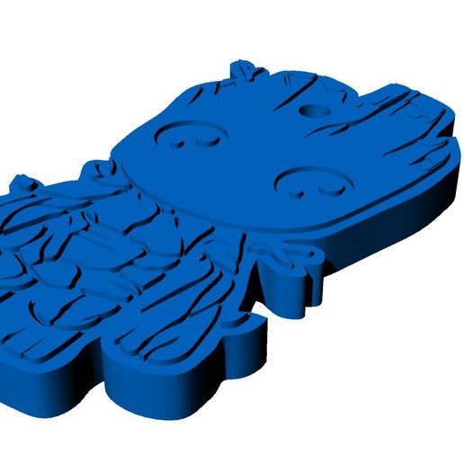 Download STL file Baby Groot Keychain • Design to 3D print ・ Cults