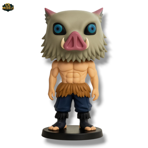 👾 Inosuke Hashibira Chibi Figure Demon Slayer 3D Model・ STL File for 3D ...