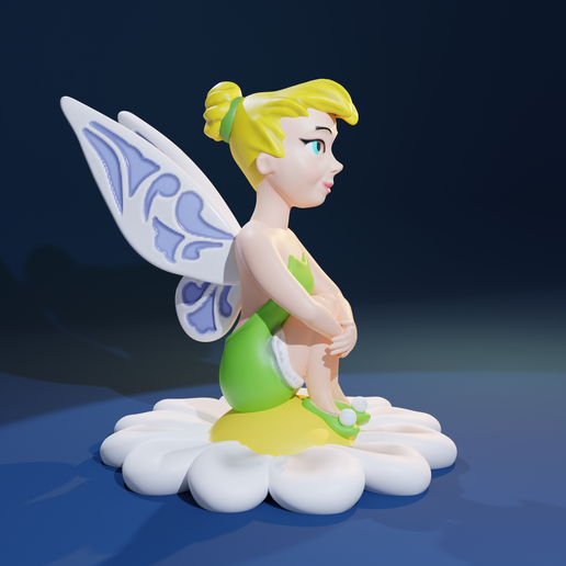 🔔 Tinkerbell・Free STL File for ・Cults