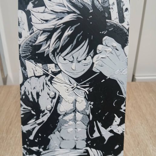 🎨 Hueforge Luffy without AMS・ 3MF File for 3D printing・Cults