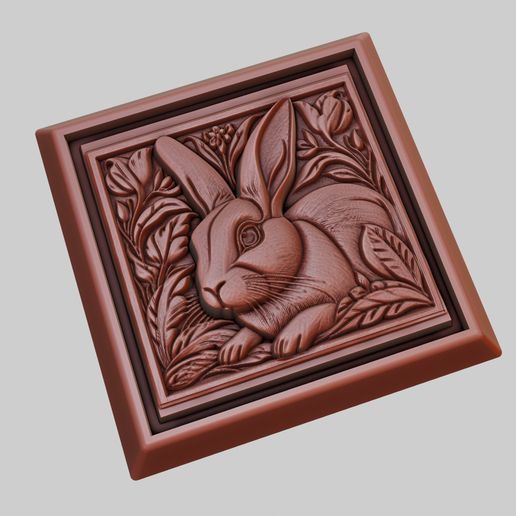 🐇 Rabbit Animal 3D Model for CNC Router Laser & 3D Printer・ 3D File for ...