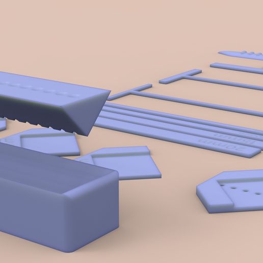 STL file complete bookbinding tool kit 🔺 ・3D printable model to ...