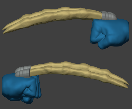 🤜 MAFEX 096 Wolverine Fist with BONE Claws・ STL File for 3D printing・Cults