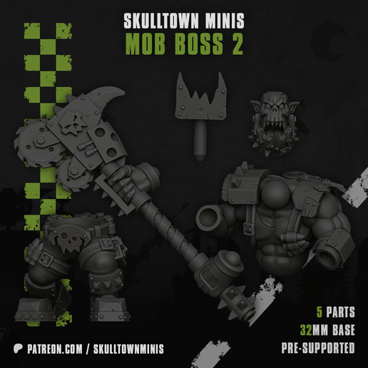 3D file MOB BOSS 2 🦸 ・3D print object to download・Cults