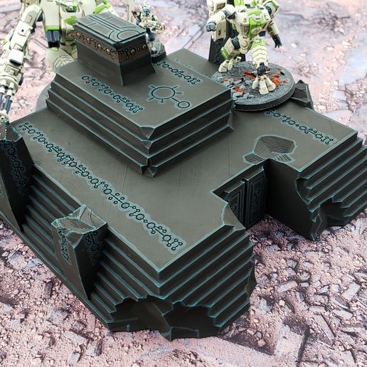 🪦 Necron Tournament Terrain - Tomb World - Complete Set・ STL File for ...