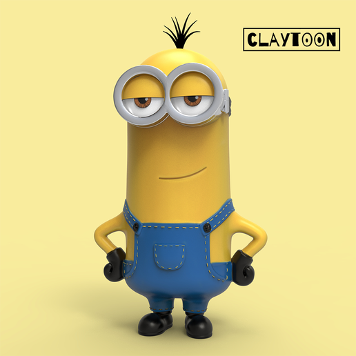 👹 Kevin the minion.・ STL File for 3D printing・Cults
