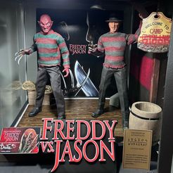 3D printer 3D MULTICOLOR LOGO/SIGN - Freddy vs. Jason • made with Bambu ...