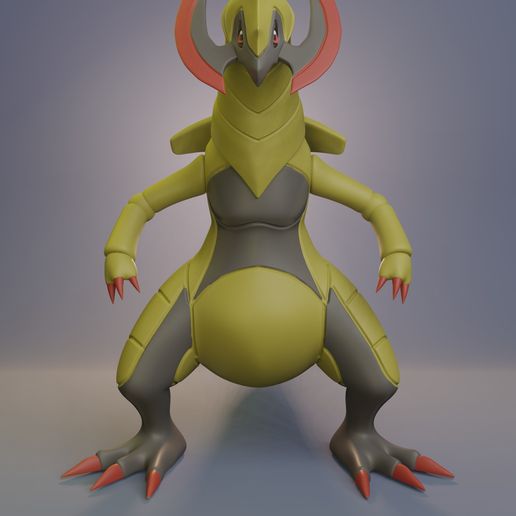 🐉 Pokemon - Haxorus with 2 different poses・ STL File for ・Cults