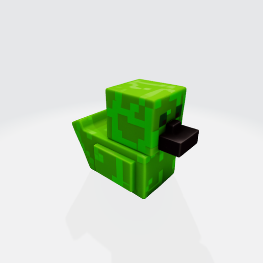 🦆 Minecraft duck toy - 3d model・ STL File for 3D printing・Cults