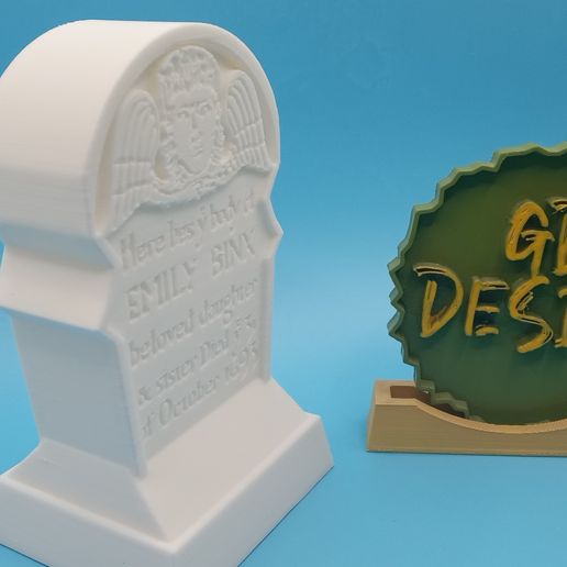 🎃 Emily Binx Hocus Pocus 3D Halloween Grave Stone Lights・ STL File for ...