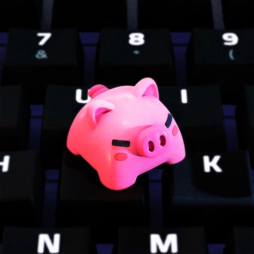 ⌨️ Cute Animals Vol II Keycaps - Mechanical Keyboard・ STL File for 3D ...