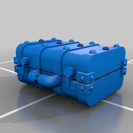 🥛 Clutter (Barrel, milk churn, trunks, brazier and crate)・Free 3D File ...