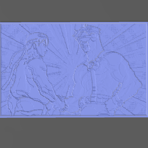 Archivo STL ryu cyclops marvel vs capcom lithophane 🔦 ・Objeto de ...