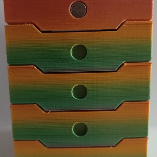 STL file Stackers - 3D-printable board game organizers, Double triangle ...