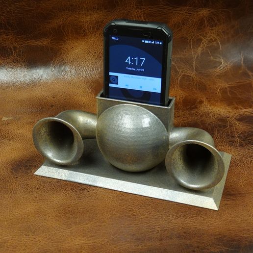 📞 Phone Amplifier Resonance Chamber・ STL File for 3D printing・Cults