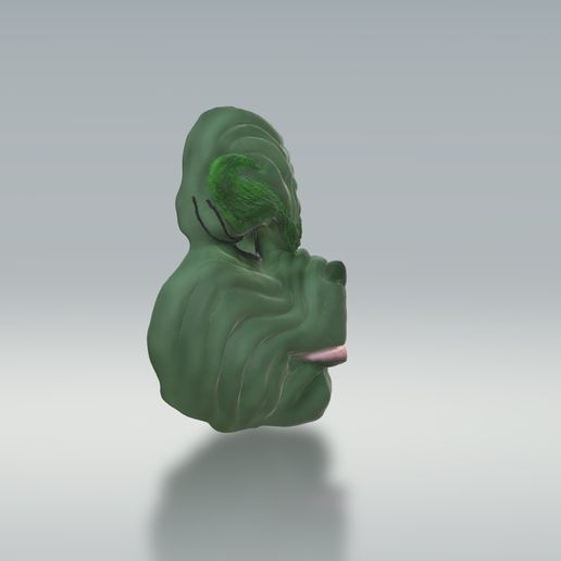 STL file Grinch Mask 🎄 ・3D printer model to download・Cults