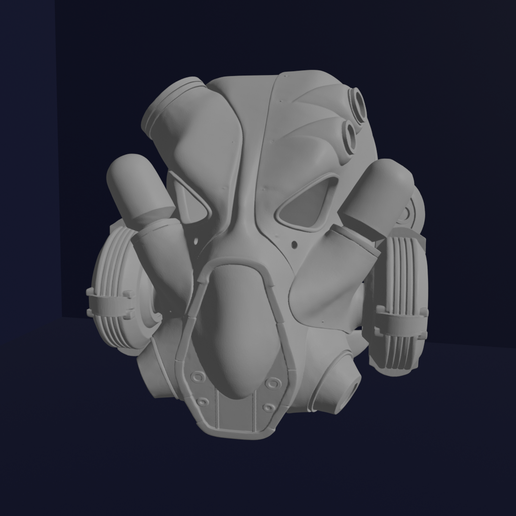 🪖 x-01 power armor helmet - fallout cosplay prop・ 3D File for 3D ...