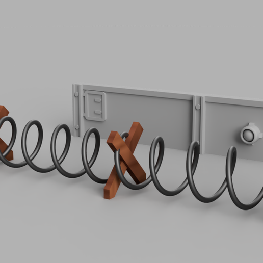 😡 Angry Space Infantry Barricade・Free OBJ File for ・Cults