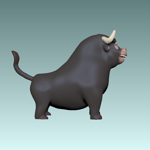 🐂 ferdinando el toro・Archivo STL para Impresión 3D・Cults
