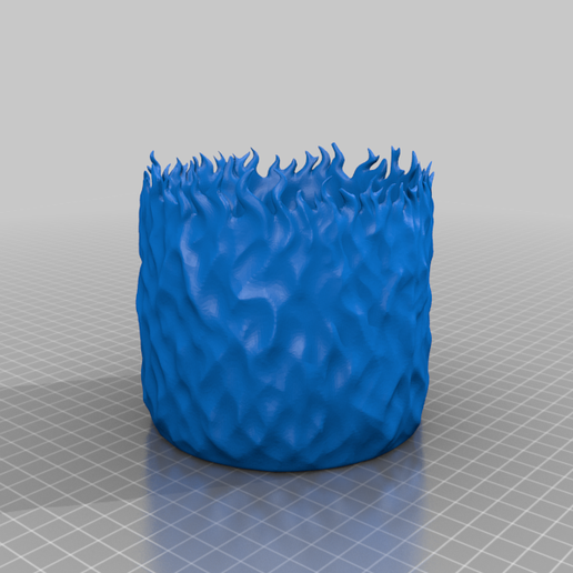 🔥 Wall of Fire・Free STL File for 3D printing・Cults