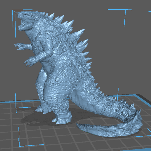👹 Epic Godzilla 3D Print Model – Roaring Pose・ STL File for 3D printing ...