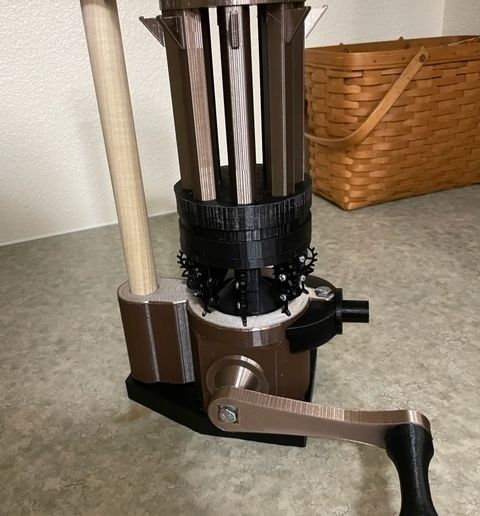🔫 Rubber Band Gatlin Gun Model 1871・ 3D File for ・Cults